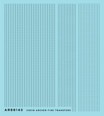 Single-row aircraft rivets, 1/32 scale – Archer Transfers