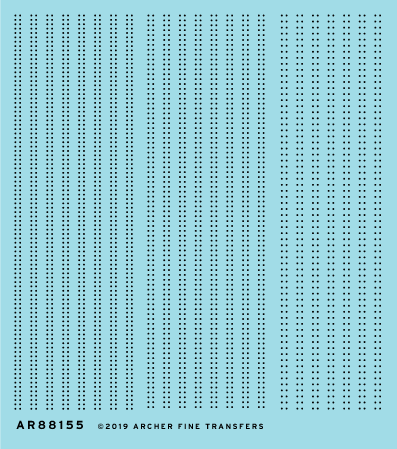Double-row aircraft rivets, 1/24 scale – Archer Transfers