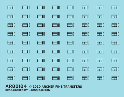 RPO/BEM Card holders, HO scale – Archer Transfers